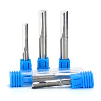China YingBa Customized Endmill Carbide Alloy 2 Flute Straight Slot Bit for MDF Wood Cutting Router Bits Tools for sale