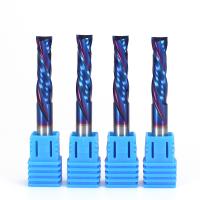 China Manufacturer Hot Sales Cabide End Mill 2Flute Spiral up and Down Cut CNC Bit Composition Router Bits for Wood Woodworking for sale