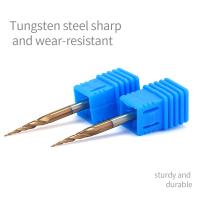 China High Quality Coated CNC Wood Router Bit Carbide 2 Flute 4mm 6mm 8mm Taper Ball Nose Milling Cutter End Mill for Woodwork Carving for sale