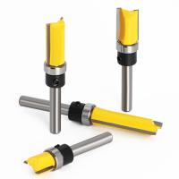 China Milling Cutter  1/4 Handle Trimming Knife Shank  Top Bearing Flush Trim Wood Trimmer Cutter Carpenter for sale