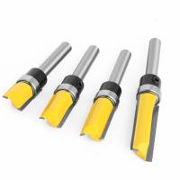 China Milling Cutter  1/4 Handle Trimming Knife Shank  Top Bearing Flush Trim Wood Trimmer Cutter Carpenter for sale