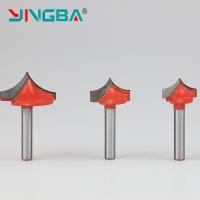 China YingBa Factory Custom Carbide 6mm Shank Concave Sharp-Nosed Router Bits Point Cutting Roundover Bit for Woodworking for sale