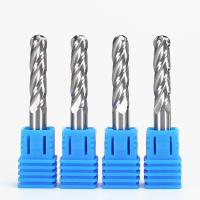 China 4F Ball Nose End Milling Cutter Diamond CNC Router Bit Tungsten Steel Milling Cutters Coating Options Altin Tin ODM for sale