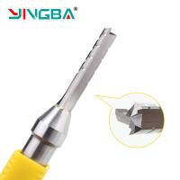 China YingBa Durable Solide Carbide TCT Straight Router Bit 3 Flute Straight Milling Cutter Router Bits for Wood Slotting Woodworking for sale