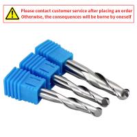China 2F Solid Carbide Ball Nose End Mill for Wood Carving with OEM Support for sale