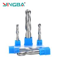 China 2F Solid Carbide Ball Nose End Mill for Wood Carving with OEM Support for sale