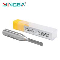 China Customized Cheap Price 1/2  12mm Shank TCT Two-Edged Straight Bit Router for CNC Wood Working Cutting Bit for sale