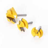 China 1/4'' 6mm 8mmShank Router Bit Milling Cutter Frame Groove Tenon Woodworking Engraving Wood Milling Set Lock Miter Milling Cutter for sale