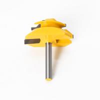 China 1/4'' 6mm 8mmShank Router Bit Milling Cutter Frame Groove Tenon Woodworking Engraving Wood Milling Set Lock Miter Milling Cutter for sale