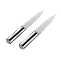China Solid Carbide Flat Bottom Carving Bits 30/45/60/90 Degree TIP 0.2 Shank 3.175mm 4mm 6mm Tapered Flat V Bit for Wood and Metal for sale