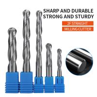 China Customizable ODM CNC 2-Flute End Mill Wood Cutters 5mm Ball Nose Bit Wood Carving Milling Cutters Ball Nose Cutter Carving Bit for sale