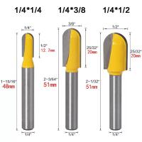 China Customizable 90 Degree V-Groove Nose Groove Router Bit Set Shank Carbide Woodworking Carving Cutting Tool for Lettering OEM for sale