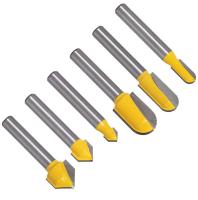 China Customizable 90 Degree V-Groove Nose Groove Router Bit Set Shank Carbide Woodworking Carving Cutting Tool for Lettering OEM for sale