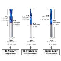 China YingBa OEM 10pcs/set Carbide Inch Size Freze Milling Cutter Wood Working CNC  Router Bit Carpinteria Herramientas With Coated for sale