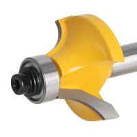 China 6mm 8mm 1/2 Shank Flush Trim Corner Round Over Router Bit Withbearing for Wood Working Chamfering Corner Round Milling Cutter for sale