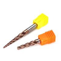 China HRC55 Solid Carbide Taper Ball Nose End Mill 6mm Taper Ball Nose Endmill for Aluminum Customizable OEM Hot Product for sale