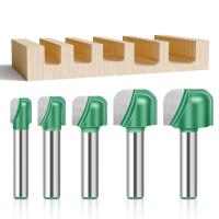 China 8-handle Double Arc Round Bottom Slotting Knife Slotting Knife Woodworking Scraping Bottom Knife Tungsten Carbide  End Mill for sale