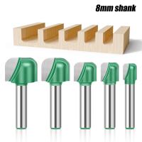 China 8-handle Double Arc Round Bottom Slotting Knife Slotting Knife Woodworking Scraping Bottom Knife Tungsten Carbide  End Mill for sale