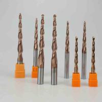 China Wood Ball Nose End  Mill  for Acrylic PVC Taper Carbide Mill Cutter for CNC Machine Wolfram Steel Ball Milling Cutter for sale