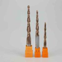 China Wood Ball Nose End  Mill  for Acrylic PVC Taper Carbide Mill Cutter for CNC Machine Wolfram Steel Ball Milling Cutter for sale