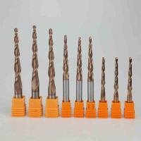China Carbide Milling Cutter for CNC Machine Wolfram Steel Ball Nose End Milling Cutter  Tapered Ball Nose End Mill for sale
