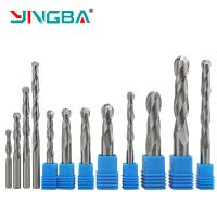 China Manufacturer CNC Tools 2Flutes Carbide Ball Nose CNC Router Bits Aluminum Carbide Milling Cutter Carbide End Mill for sale
