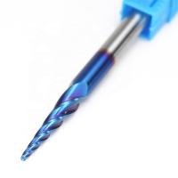 China Manufacturer CNC Wood Carving Bits Nano Coating 2/4Flutes Ball Nose 6mm Milling Cutter Carbide End Mill for sale