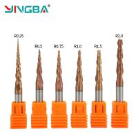 China High Quality CNC Router Machine Carbide 2 Flute Taper Ball Nose Milling Cutter End Mill for Woodwork Woodworking Machinery for sale