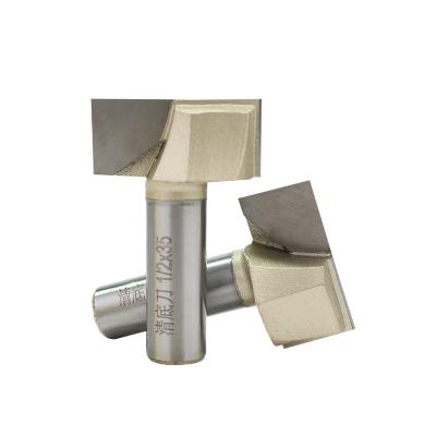 China YINGBA Cleaning Bottom Router Bits Cnc Cleaning Bottom Surfacing Bits End Mill for Wood Router Bits for sale