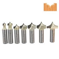 China Manufacturer Accept Customization Arden/Tiger/Tideway Brand 1/4 Shank Carbide CNC Wood Router Bits Ovolo Bit for sale
