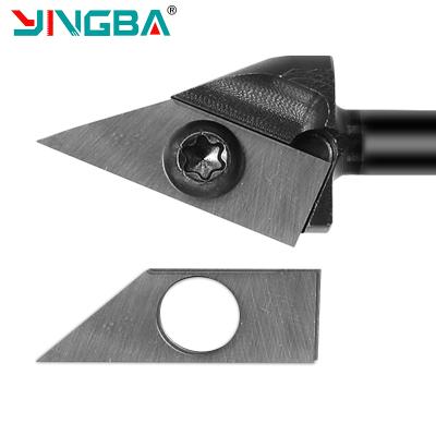 China Hard Bar 45/60Degree 1/2 1/4shank Replaceable Insert V Bits V-Groove Slotting Router Bit for Woodworking Engraving Machine for sale