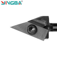 China Ying Ba 45/60Degree 1/2 1/4shank Replaceable Insert V Bits V-Groove Slotting Router Bit for Woodworking Engraving Machine for sale