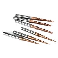 China High Quality CNC Wood Router Bits Carbide 2 Flute Taper Ball Nose Milling Cutter End Mill for Woodwork Carving for sale