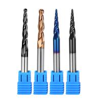 China High Quality CNC Wood Router Bits Carbide 2 Flute Taper Ball Nose Milling Cutter End Mill for Woodwork Carving for sale