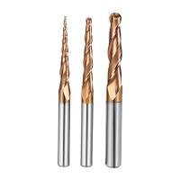 China High Quality CNC Wood Router Bits Carbide 2 Flute Taper Ball Nose Milling Cutter End Mill for Woodwork Carving for sale