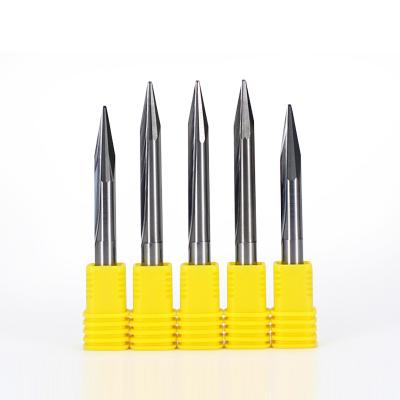 China Wholesale CNC Double Edged Straight groove Pointed Milling Cutter Used for Wood Processing for sale