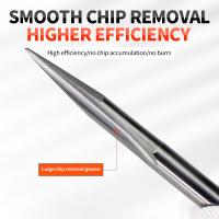 China Wholesale CNC Double Edged Straight groove Pointed Milling Cutter Used for Wood Processing for sale