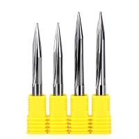 China Wholesale CNC Double Edged Straight groove Pointed Milling Cutter Used for Wood Processing for sale