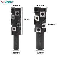 China YING BA Hot Sales Cnc Double Bearing Trimming Cutter Cnc Spiral Flush Trim Router Bit for Wood Trimming Bottom Cleacing for sale