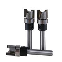 China 55HRC 60HRC Wood Trim Router Bits AlTiN TiAIN Wood Trimmer Engraving Machine for sale