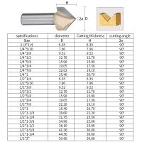 China 120 150 Degree Woodworking Router Bit Set 6.35mm 12.7mm Aluminum Coated End Mill for sale