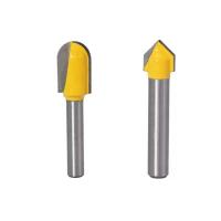 China Carbide 90 Degree ACM Cutting Tools ACP Bit  Cnc Router Cutters For Aluminium Milling for sale
