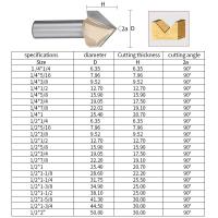 China 1/2 X 1/4  CNC Router Bit OBM Controllable  Pcb End Mill Cnc Router Bits for sale