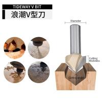 China 1/2 X 1/4  CNC Router Bit OBM Controllable  Pcb End Mill Cnc Router Bits for sale