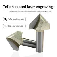 China Arden 6.35mm Cnc Drill Bits Slotting Cutter 1/4 X 3/8 Wood Carving Router Bits for sale
