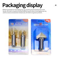 China Wood MDF CNC Router Bit 6.35mm 12.7mm V Type Carbide End Mill for sale