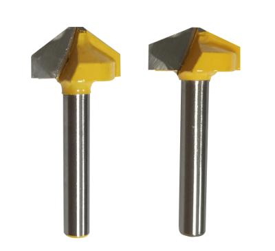 China 108 Degree  Cnc Carving Bits 90 Degree  V Groove  Aluminium Cutting Router Bits for sale