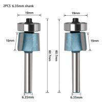 China 6mm 8 Degree Cnc Wood Cutting Bits Oblique Edge Trimming 3 Flute End Mill 45HRC for sale