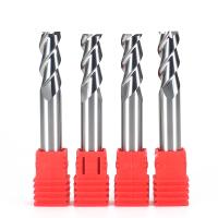 China CNC Router Bit HRC50 Diameter 8mm Overall 60mm 3 Flutes Solid Carbide End Mills Fresas for Milling Aluminium Wood Cutter Tools for sale