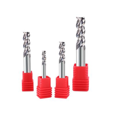 China Factory Sales High Quality Solid Carbide 3 Flute Flat End Mills Aluminium Milling Cutter  for CNC Machines Bits for sale